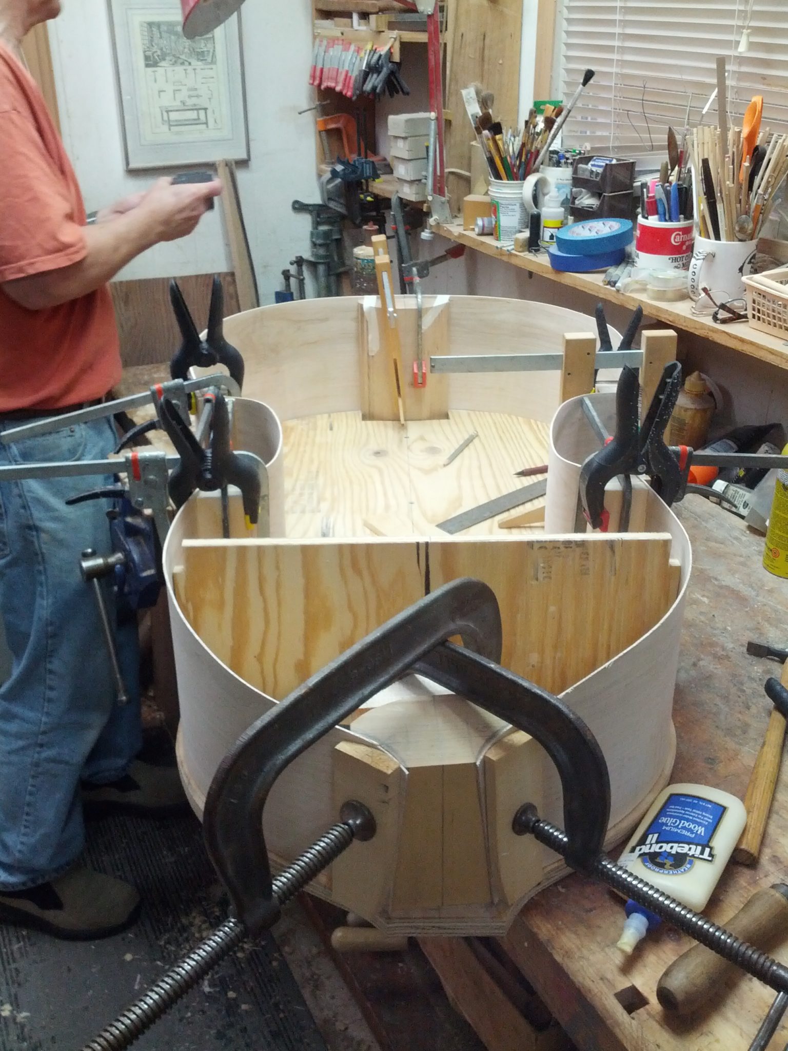 Ribs attached to mold – Robbie Link